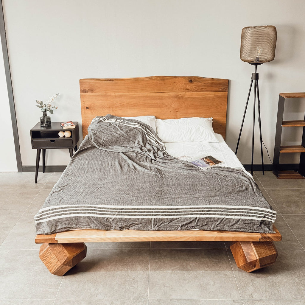 Timber platform bed store